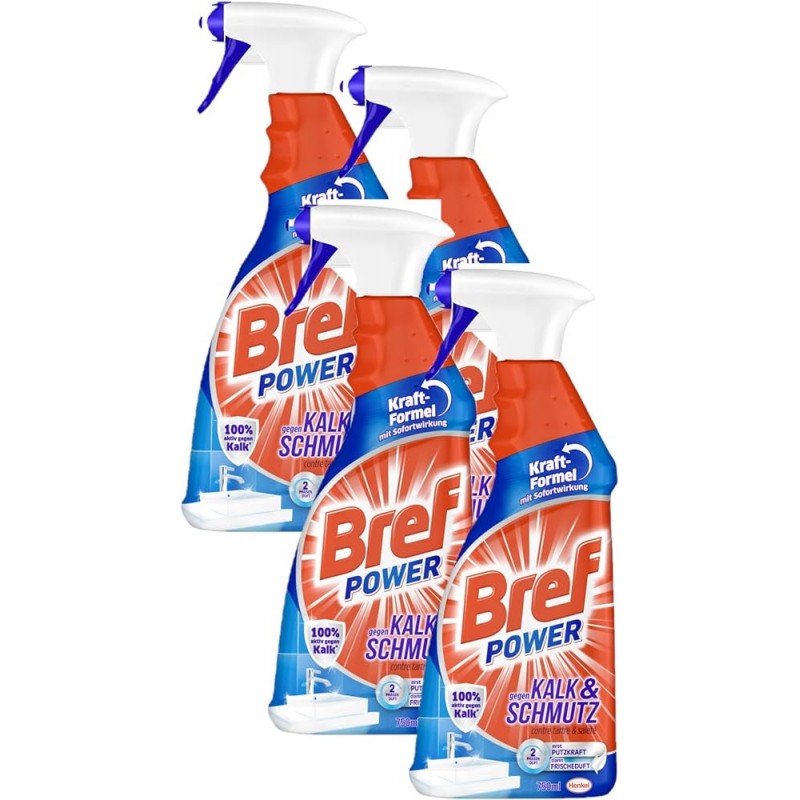 BREF POWER spray Anti tartres et saletés 750 ml (KALK & SCHMUTZ)