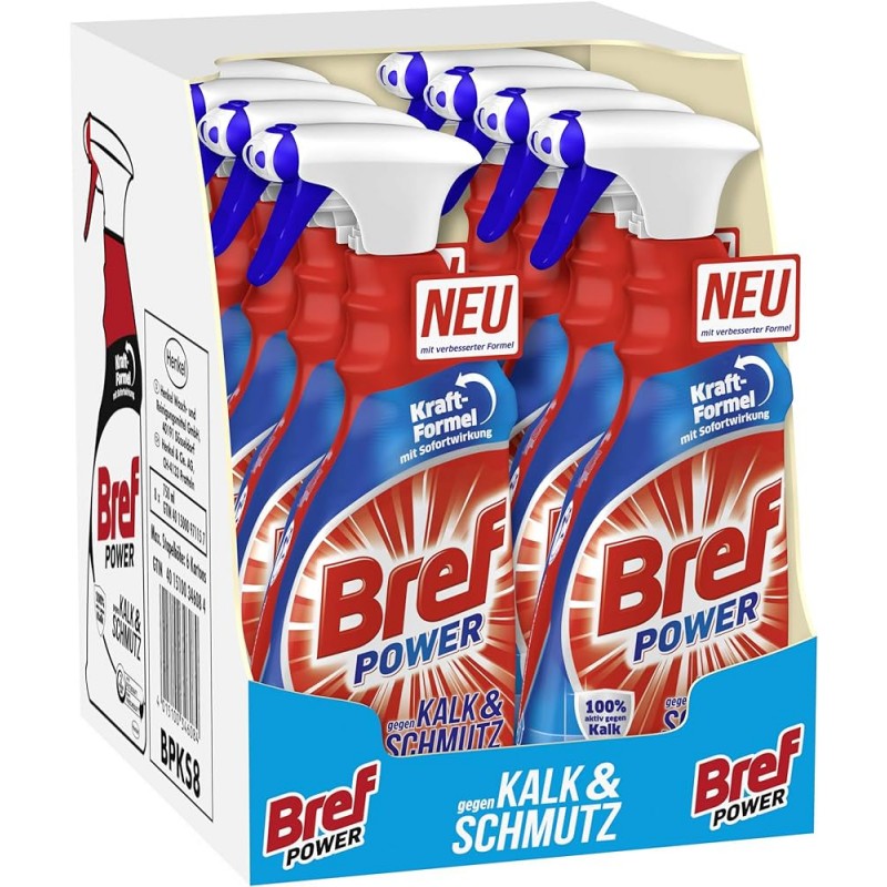 BREF POWER spray Anti tartres et saletés 750 ml (KALK & SCHMUTZ)